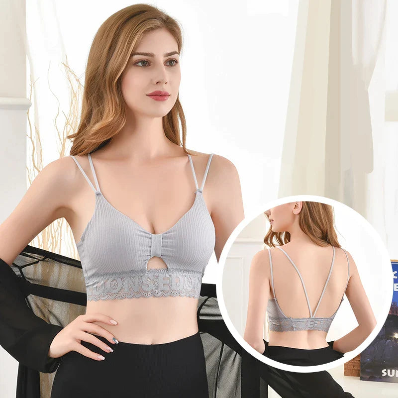 Elegant Padded Hole Bra – Hook Luxe